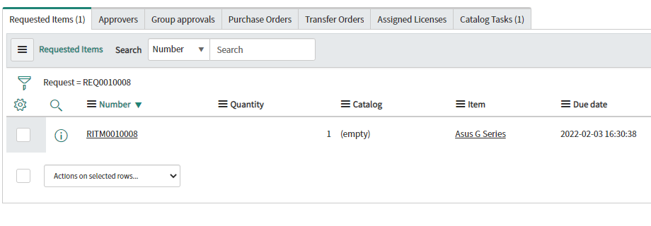 How to Create an Asset Request in ServiceNow