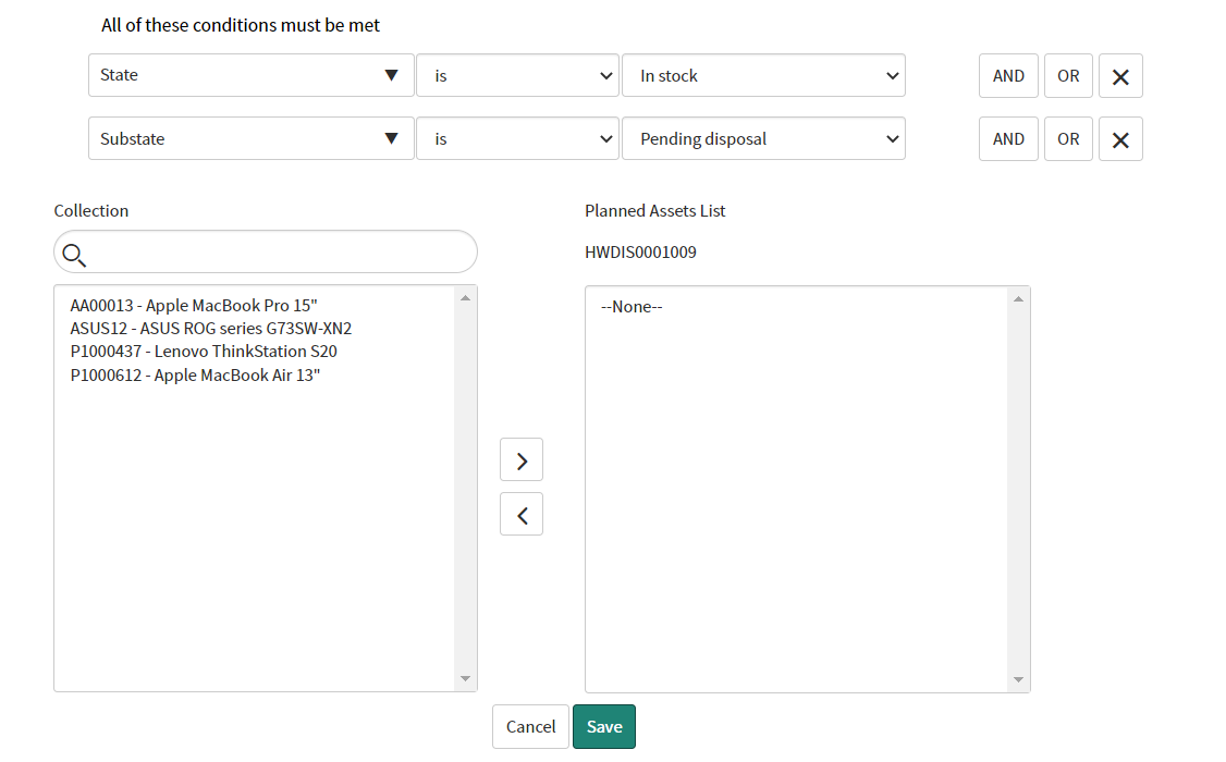 Hardware Asset Disposal Orders in ServiceNow