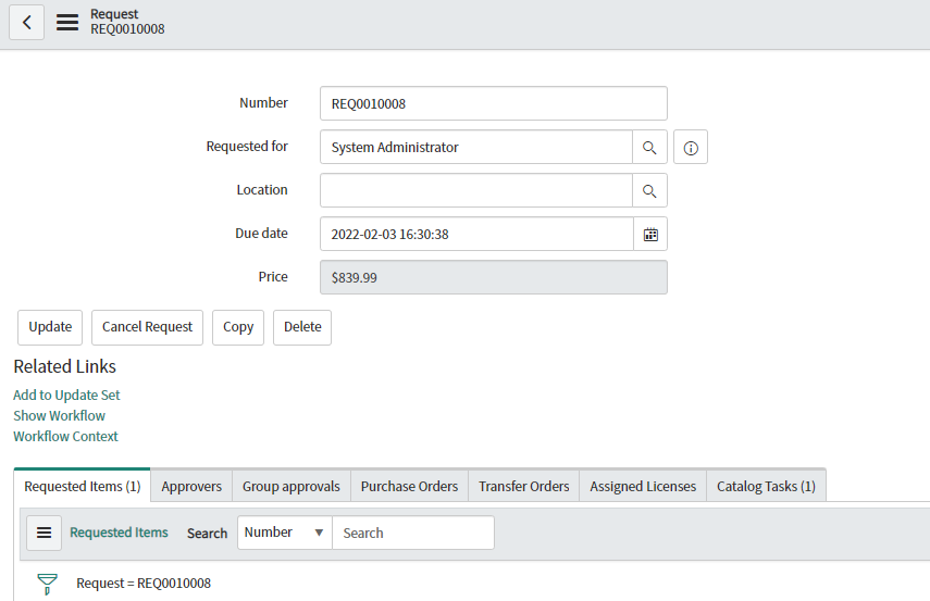How to Create an Asset Request in ServiceNow